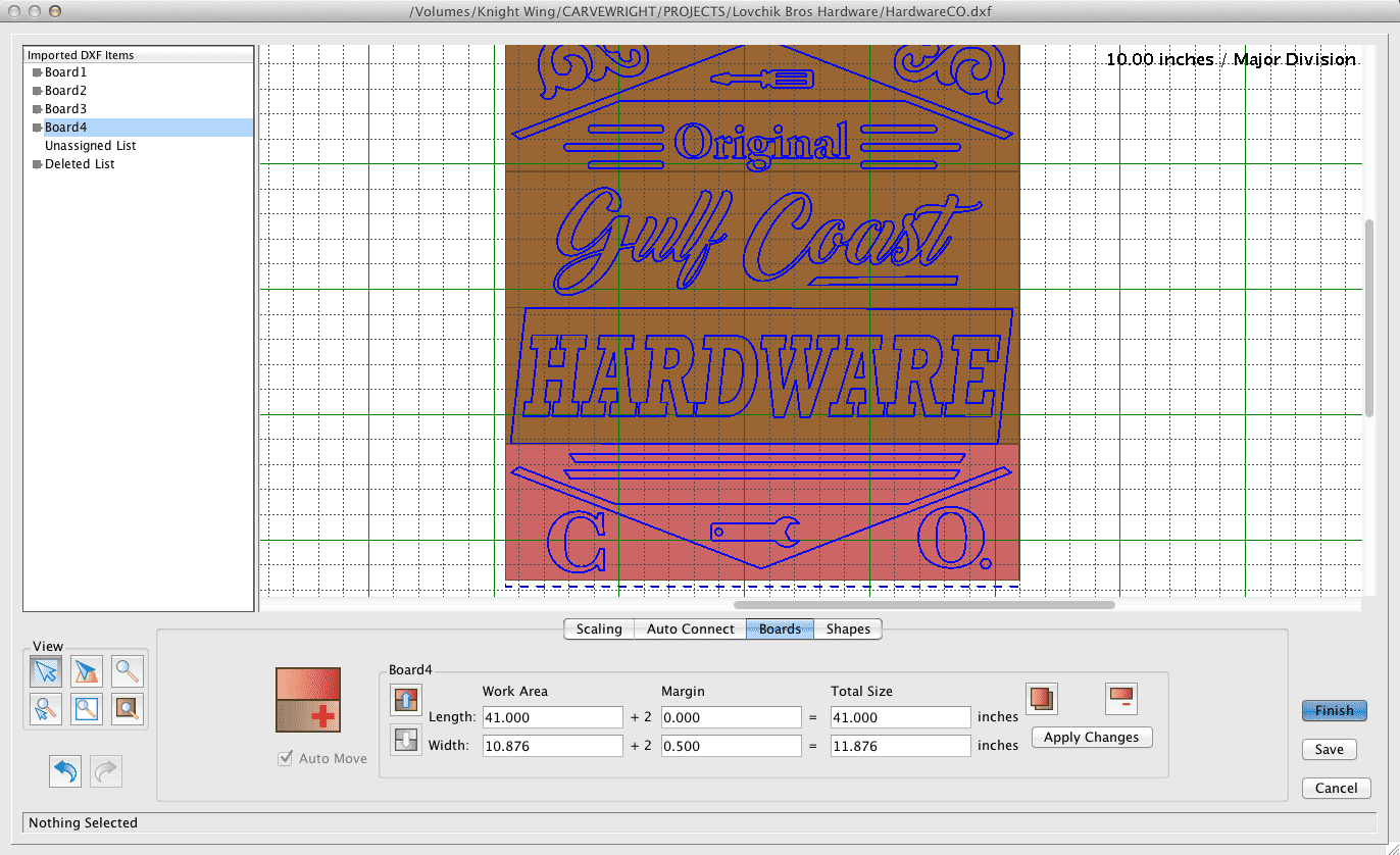Vintage Hardware Co. Sign - CarveWright CNC Router Systems
