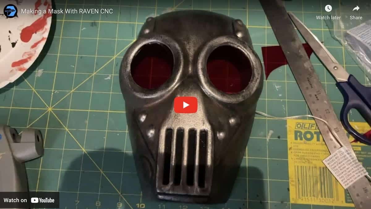 Making a Mask With RAVEN CNC - CarveWright CNC Router Systems