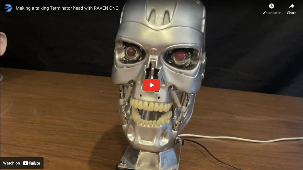 Making a talking Terminator head with RAVEN CNC - CarveWright CNC ...
